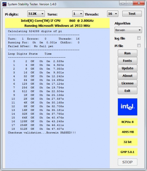 System Stability Tester: testa la stabilità del tuo PC